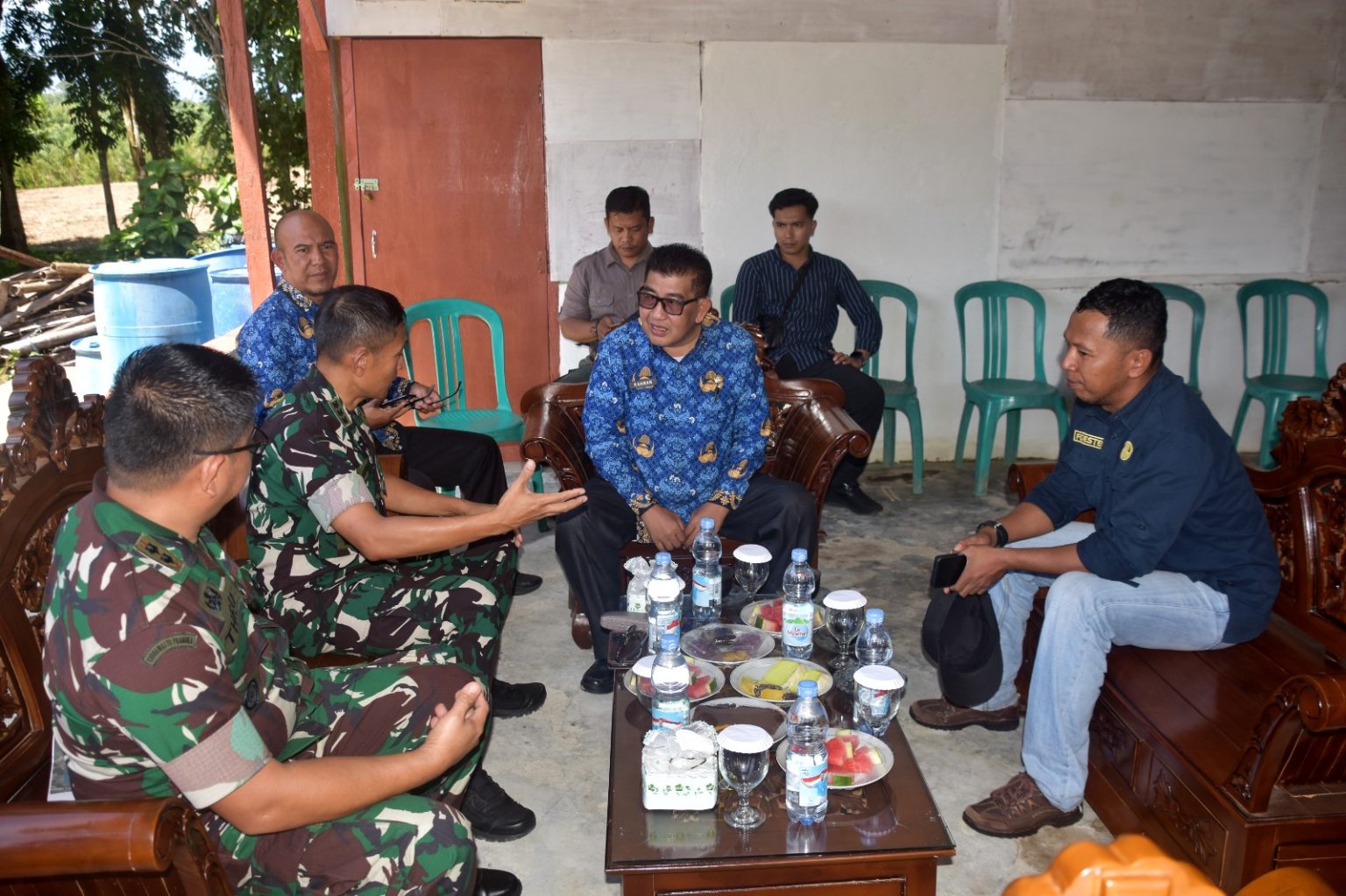 Tim Puskon Kemhan RI Tinjau Lokasi Rencana Pembangunan Yonif TP 901 ...